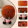 Amazon.com: Basketball Pillow Stuffed Animal Funny Basketball Plush Toy ...