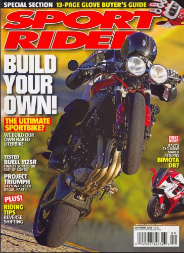 Sport Rider, September 2008 Issue: Editors of SPORT RIDER Magazine ...