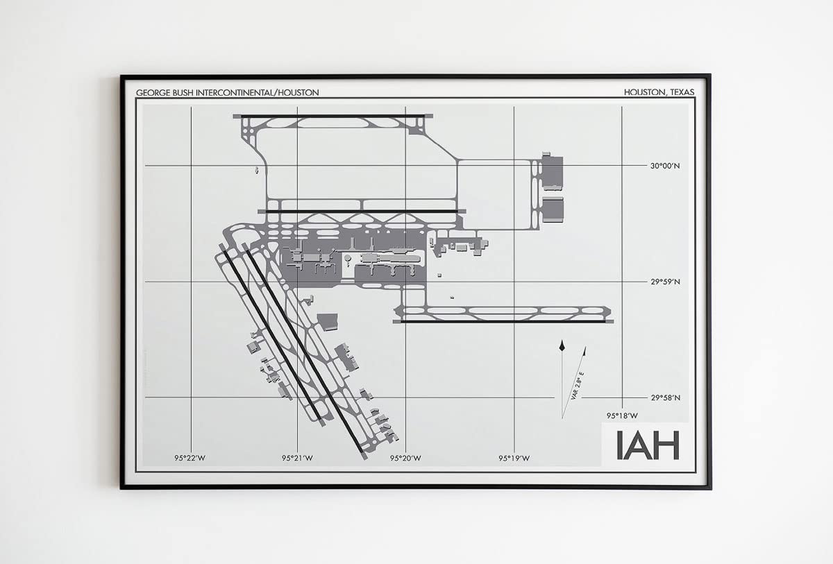 George Bush Intercontinental Airport Map