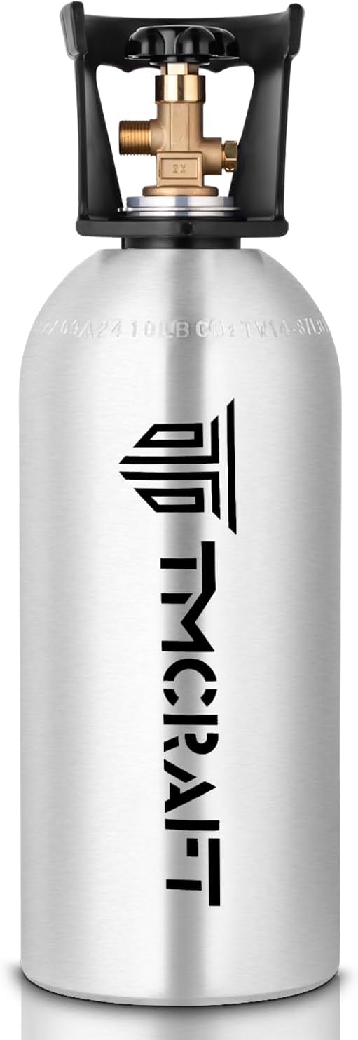 Amazon.com: Tanque de CO2 de 20 lb nuevo aluminio CGA320 con tubo SIFÓN ...