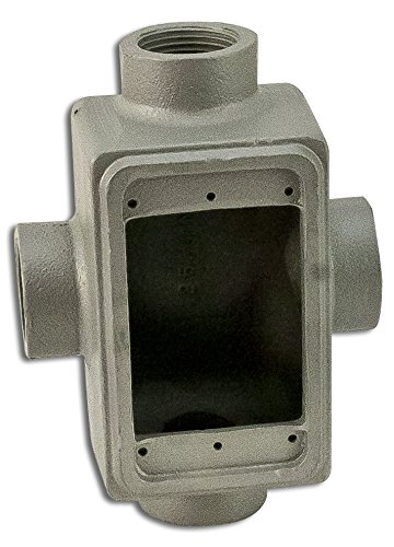 Appleton FDX-1-75 FD Device Box, 1-Gang, Feed-Thru, Type: FDX, 3/4 ...