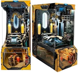 Amazon.com: DIY Book Nook Kit Automobile Workshop - Cyberpunk Style ...
