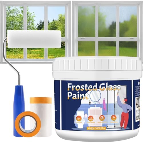 Amazon.com: Door and Window Shading Frosted Glass Paint, Frosted Glass ...