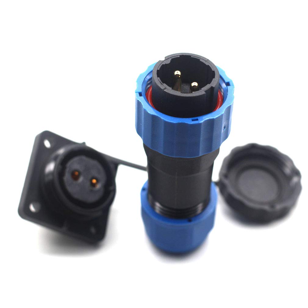 Snapklik.com : FORTTAR SD20 Series 2 Pin Waterproof Connector, 2 Wire ...