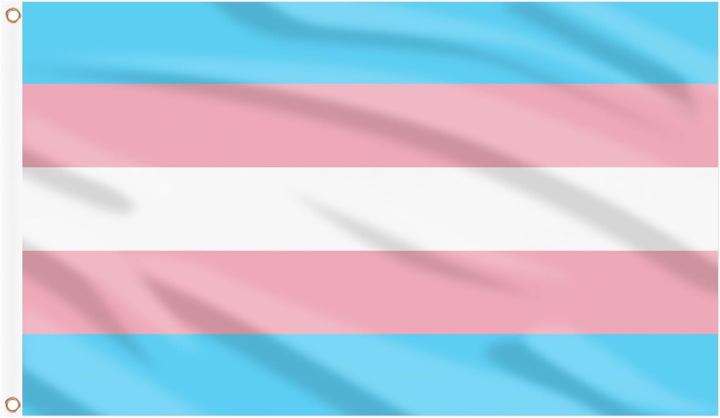 Amazon.com : AhfuLife Transgender Flag - 3x5 Ft Trans Pride Flag for ...