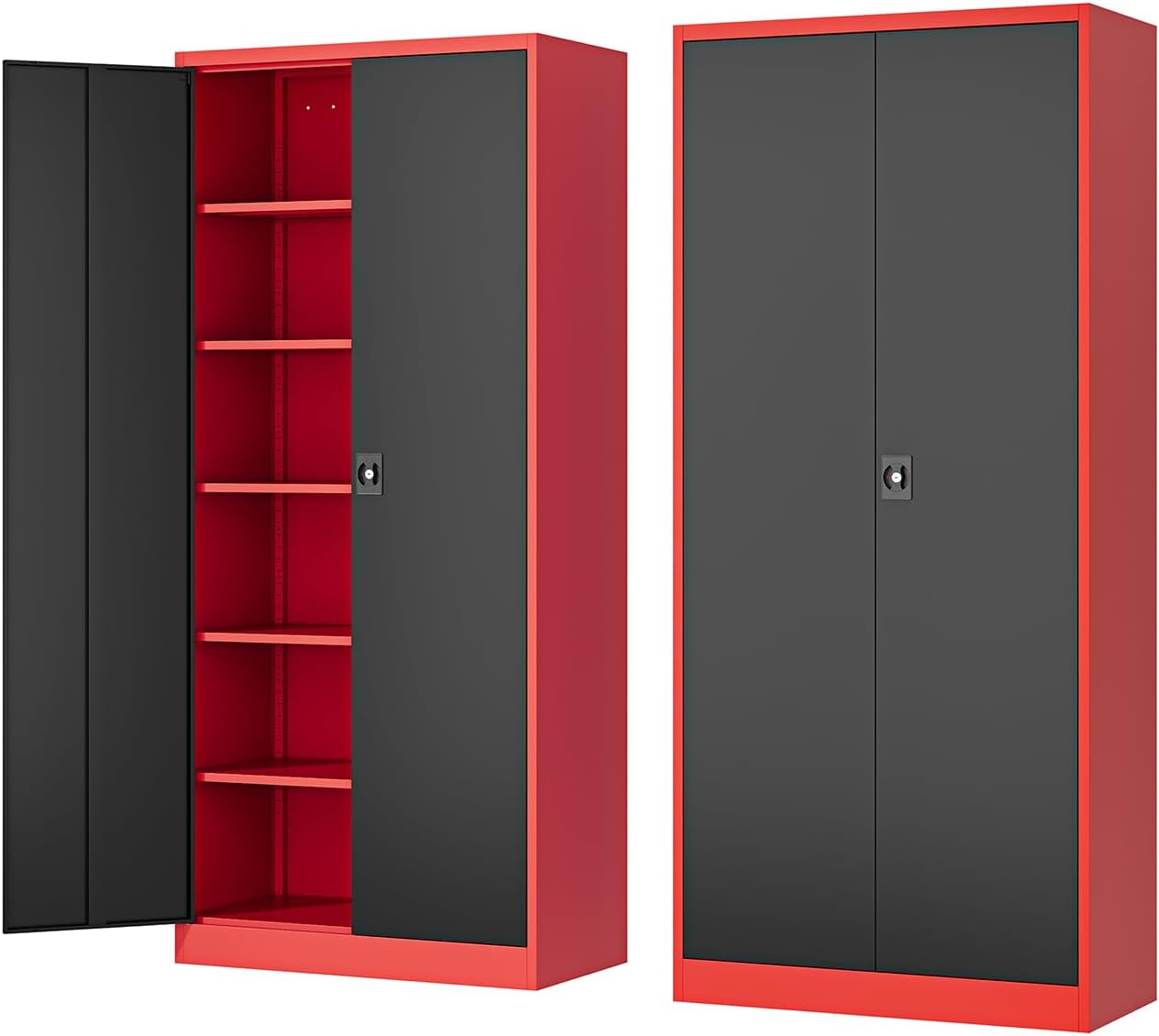 Amazon.com: Fesbos Metal Storage Cabinet-72” Tall Steel File Cabinets ...