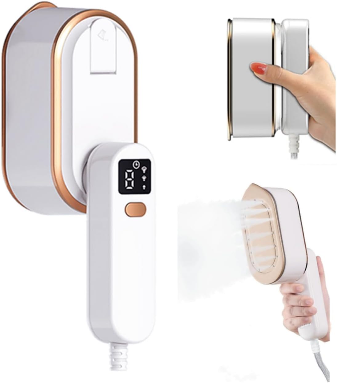 Amazon.com: YIKA Portable Steamer for Clothes, Travel Steam Iron with ...