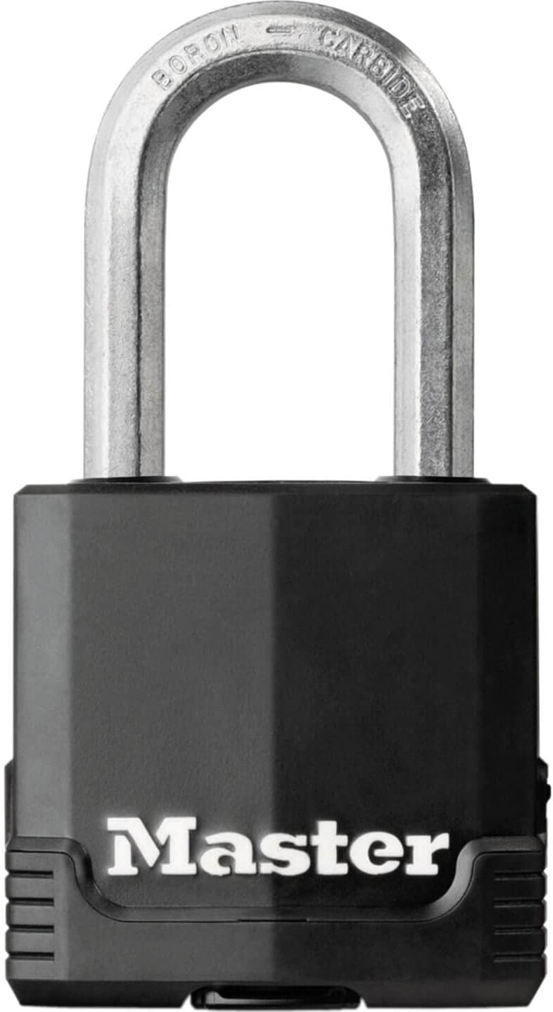 MASTER LOCK Heavy Duty Padlock, Security Level 9/10, Outdoor, Keyed ...