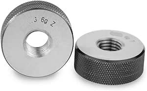 Amazon.com: ETRADECORP 2pcs/Set Thread Ring Gauge GO/NO GO Gage Metric ...