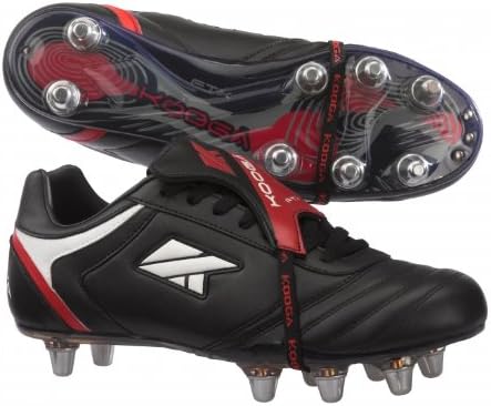 Amazon.com: Kooga Rugby Men's Classic FTX Boot - Black/White/Red, 015 ...