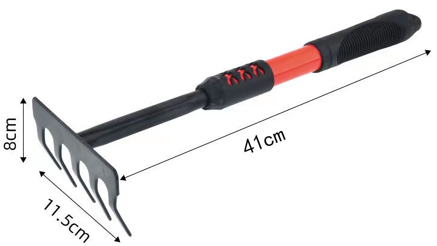 Hand Garden Rake,Rake for Gardening,Garden Rakes for Lawns,Heavy Duty ...