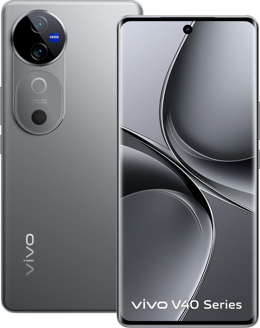 Vivo V40 5G Smartphone (Titanium Grey, 8GB RAM, 128GB Storage) : Amazon ...