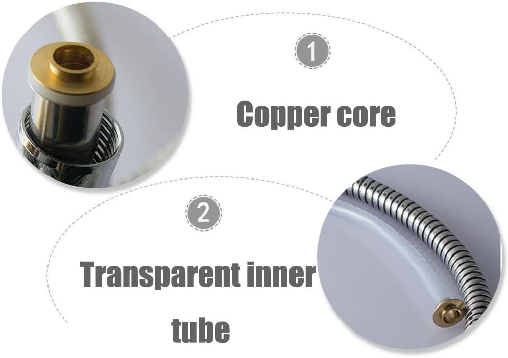 Smooth Shower Hose Anti-Twist Long Shower Cable Stainless Steel ...