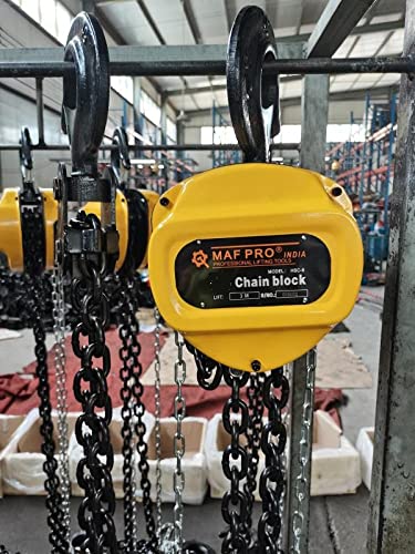 Buy MAF PRO Chain Pulley Block ECO Capacity 2 Ton Double Fall Lift 3Mtr Online at Low Prices in ...