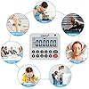 Amazon.com: XREXS Digital Kitchen Timer Magnetic Countdown Up Cooking ...