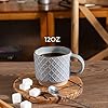 Amazon.com: GBHOME 12OZ Stackable Coffee Mugs, Ceramic Coffee Mugs with ...