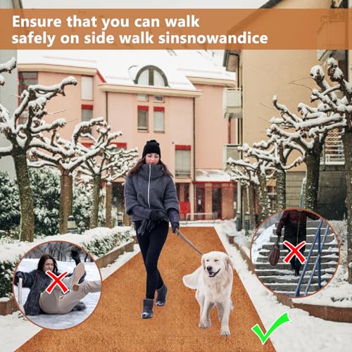 Snapklik.com : 1 Pack No Slip Ice And Snow Carpet Mats- 31 X 80 Inch ...