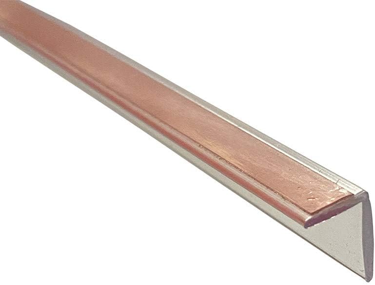 CRL Translucent Vinyl Edge "L" Seal with Pre-Applied Tape for 3/8 ...