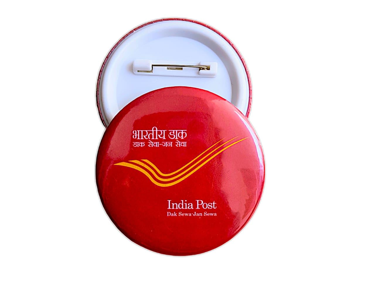 Buy India Post Badge With New Logo | India Post Postal Service Logo ...