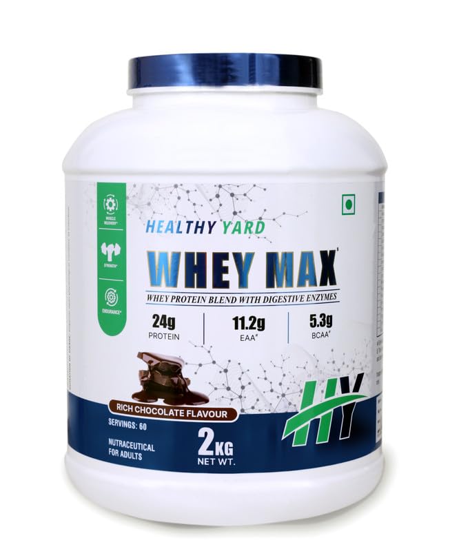 Buy y Yard Whey Max Protein Powder In Rich Chocolate Flavour, It Helps ...