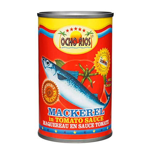 Amazon.com: Ocho Rios Mackerel, in Tomato Sauce 15 oz Can (1 Can ...