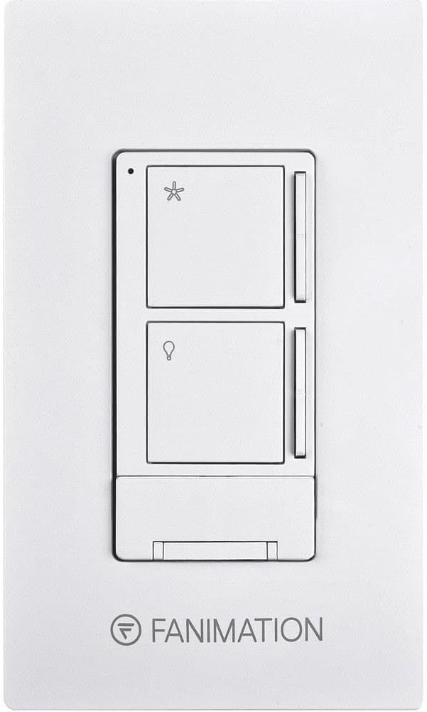Fanimation WR501WH Ceiling Wall Control with Receiver-3 Fan Speeds and ...