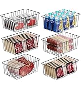 Amazon.com: iSPECLE Freezer Organizer Bins - 6 Pack Stand up Freezer ...