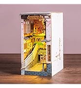 RoWood DIY Book Nook Kit - Puzzle 3D Maquette de Booknook en Bois a ...