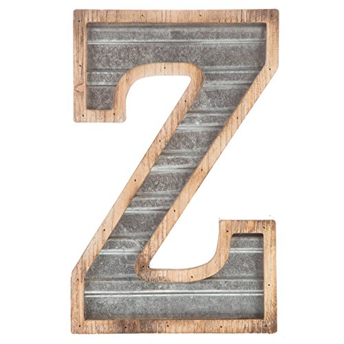 Amazon.com: XXL 14" Galvanized Metal and Wood Industrial Home and ...