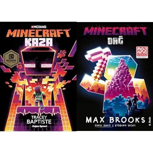 Minecraft Kaza Minecraft Dağ -2 Kitap Set : Amazon.com.tr: Kitap