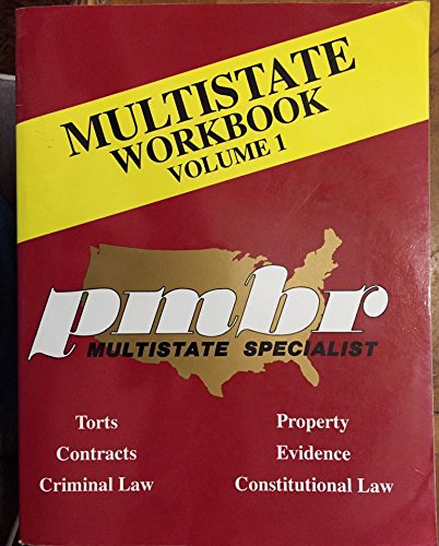 PMBR Multistate Workbook Volume 1 : Amazon.co.uk: Books