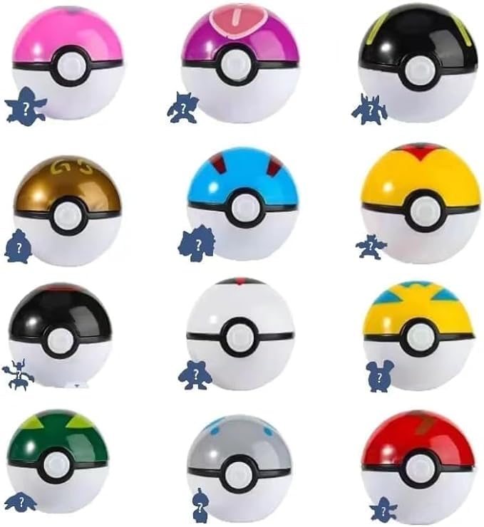 12pcs Action Figures Toy Ball Set,is an Excellent Birthday Gift for ...