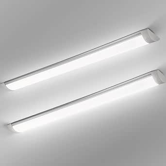 Glirowy 5FT LED Batten Light Low Profile Wall Ceiling Surface Mounted ...