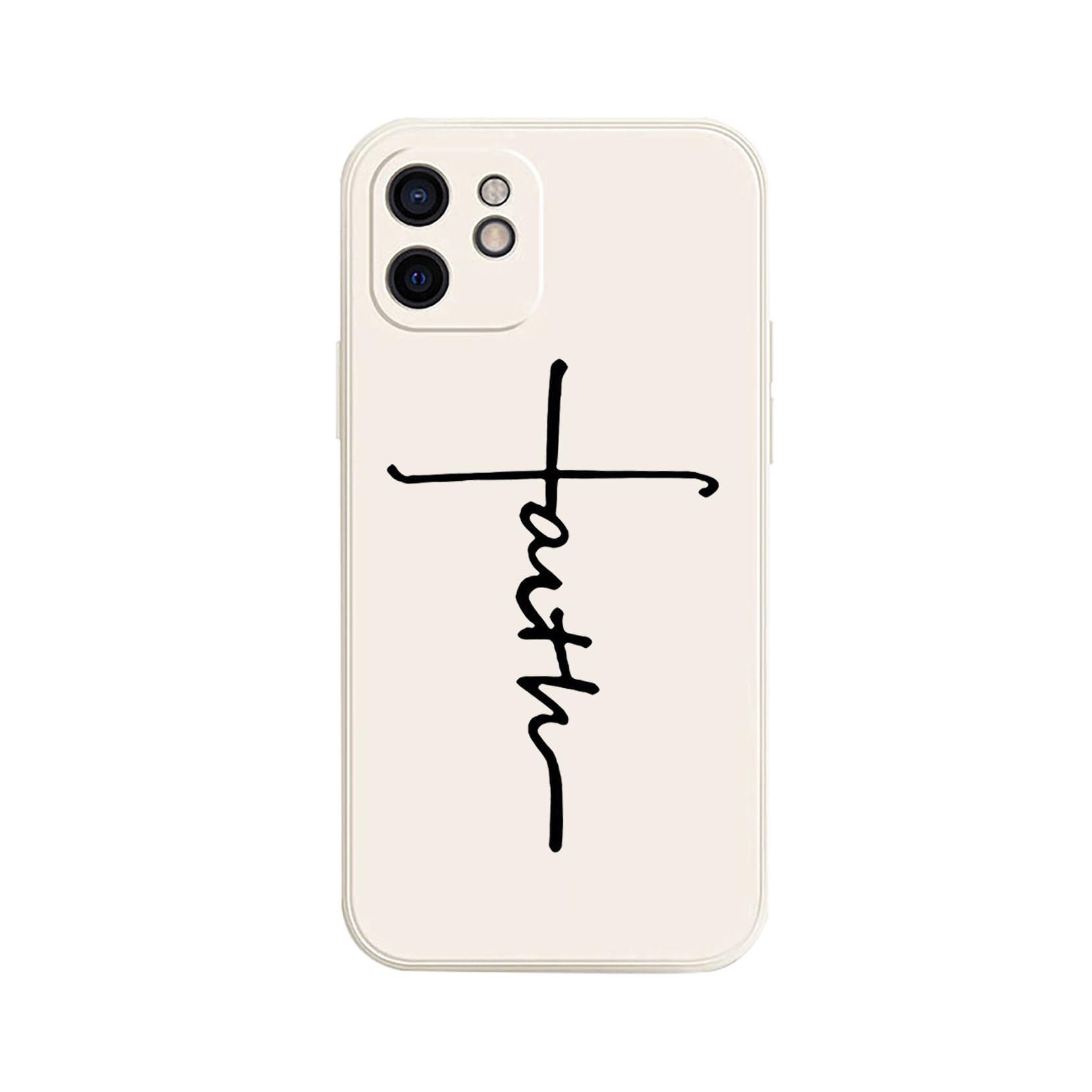 Amazon.com: TRAGHEIR Christian Faith Phone Case Cool Gothic Jesus Cross ...