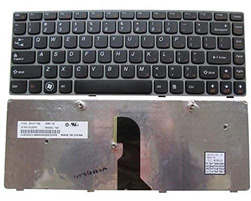 TechSonic Laptop Keyboard Compatible for IBM Lenovo IDEAPAD Z460 Z460A ...