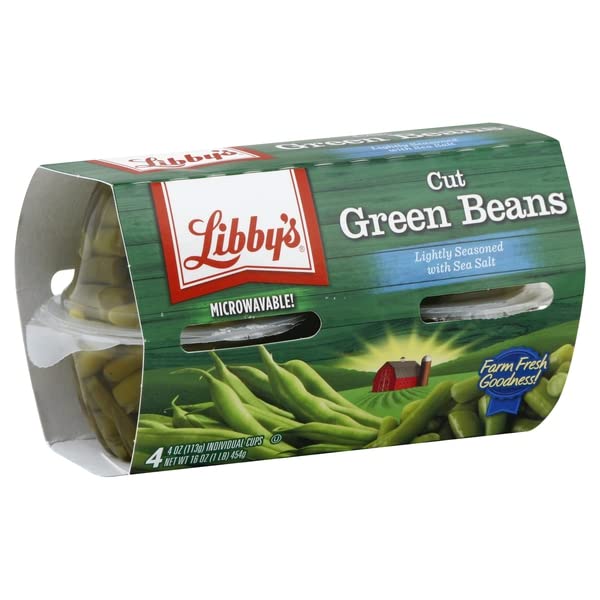 Amazon.com: Libby's Cut Green Beans, 4 oz, 4 count : Grocery & Gourmet Food