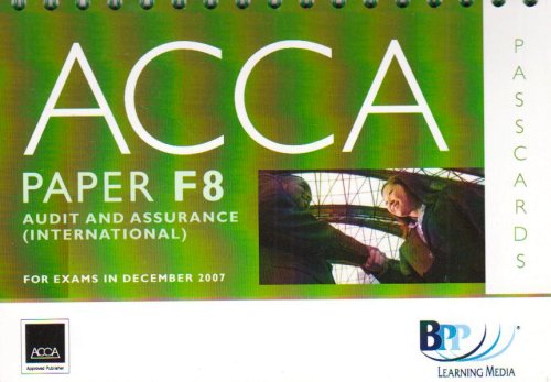 Buy ACCA (New Syllabus) - F8 Audit and Assurance (International ...