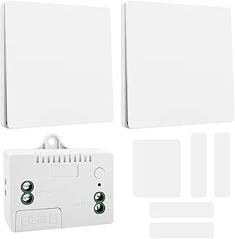 Wireless Light Switch Wall Panel Rf Safety Switch and 10A Relay ...