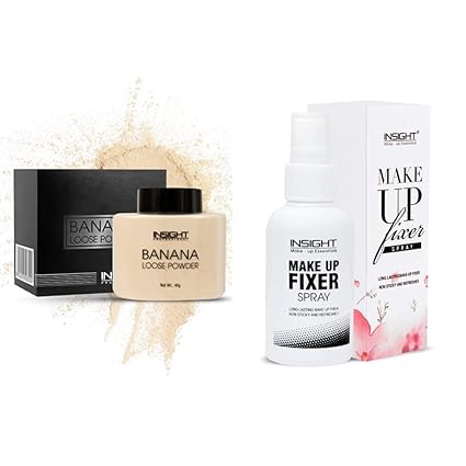 Buy INSIGHT COSMETICS COMPACT (Banana) & Insight Makeup Fixer and 3 in ...