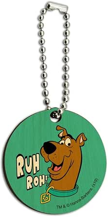 Amazon.com: GRAPHICS & MORE Scooby-Doo Ruh Roh Wood Wooden Round ...