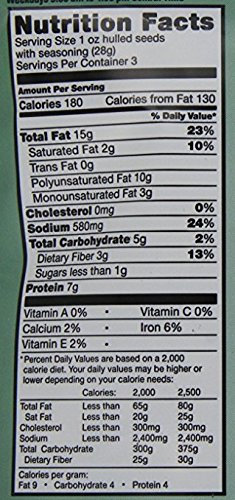 Spitz Seasoned Sunflower Seeds, 6- Ounce (Pack of 9) - Want It All