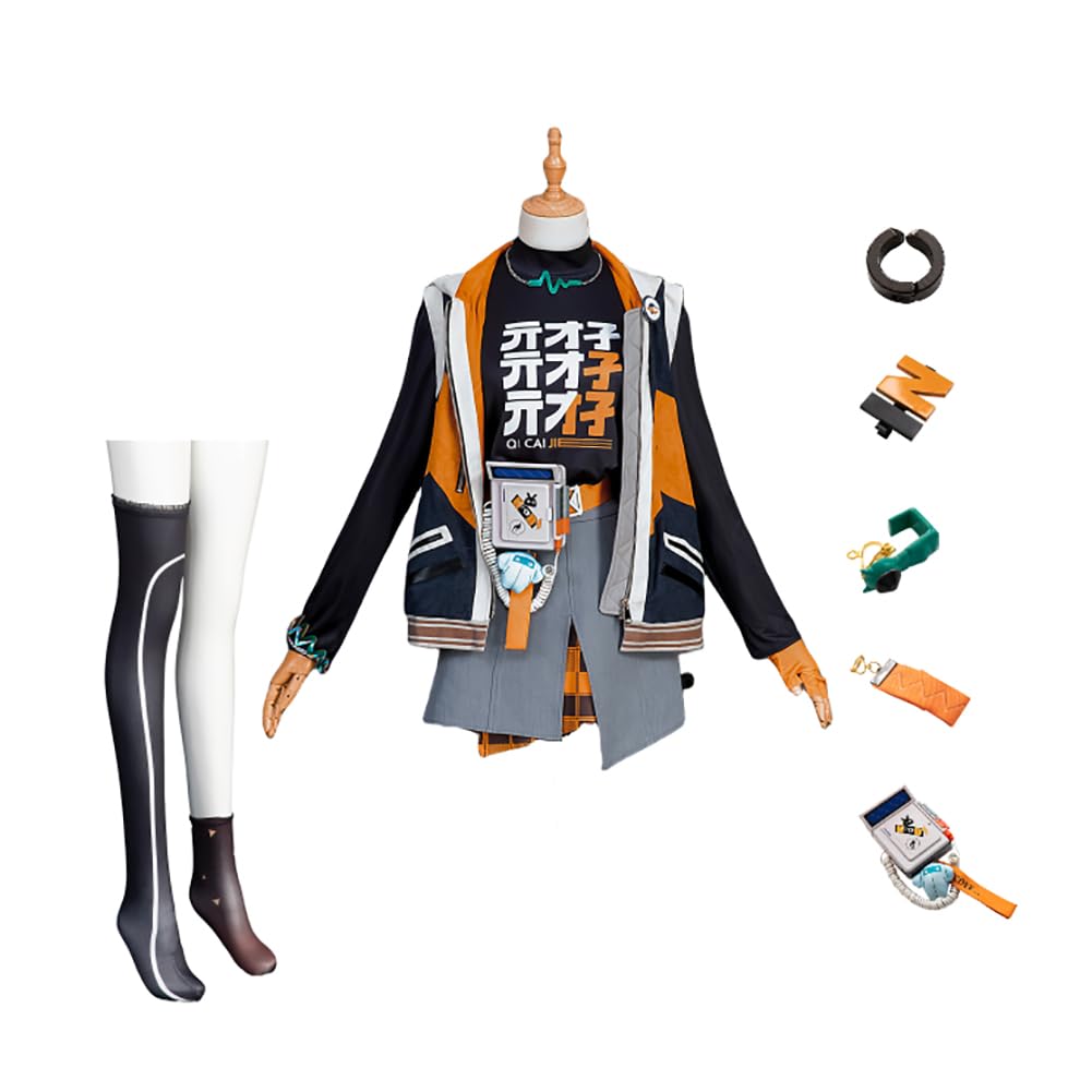 Amazon.com: Zenless Zone Zero Cosplay Costume, Game ZZZ Belle Wise ...