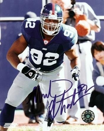 Michael Strahan Autographed Photograph - 8x10 - Autographed NFL Photos ...