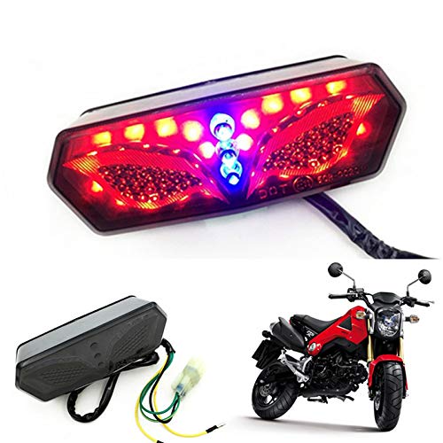 For Honda Grom MSX125 2013 2014 2015 2016 2017 Rear Tail Light Brake ...