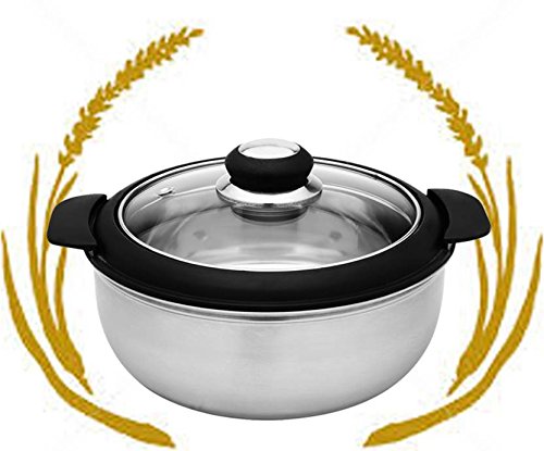 Murugan Stainless Steel Casserole (1500 ml) : Amazon.in: Home & Kitchen