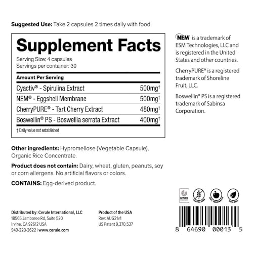 Cerule Cyactiv - Suplemento Vegetariano de Spirulina para Reduzir ...