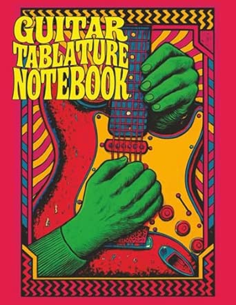 Amazon.com: Guitar Tablature Notebook ( Psychedelic Rock ): Blank ...