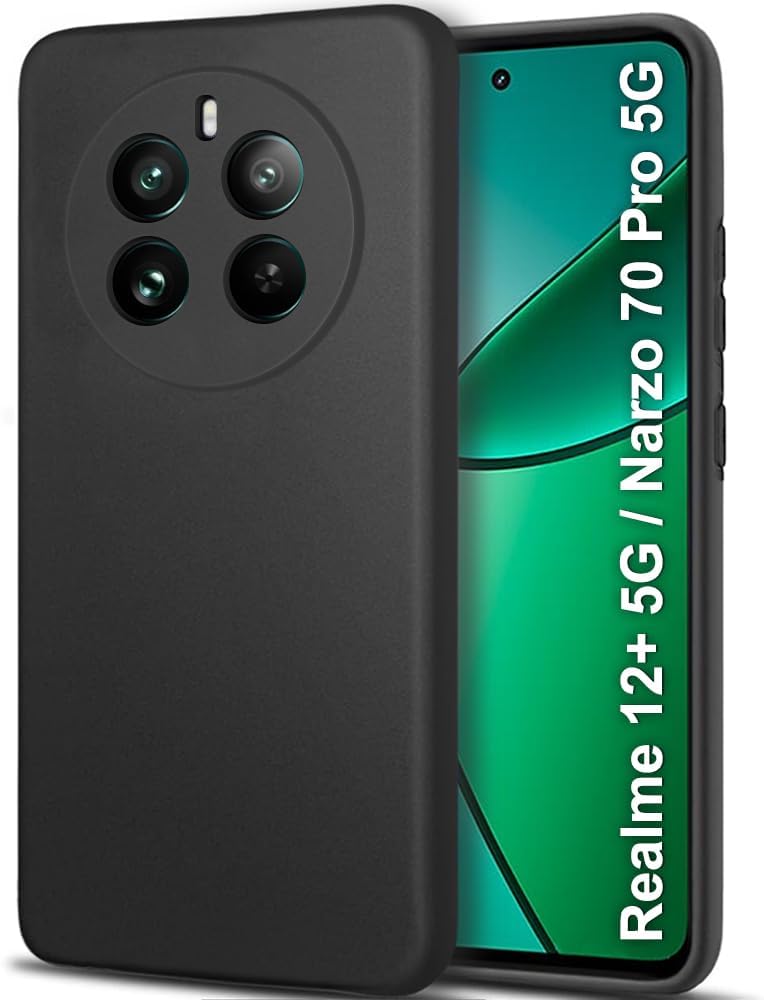 SPAZY CASE® Realme P1 5G / Realme 12 Plus 5G / Narzo 70 Pro 5G / Narzo 70 5G Back Cover | Soft ...