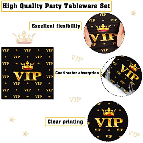 Snapklik.com : Gisgfim 96 Pcs Vip Movie Night Party Supplies Paper ...