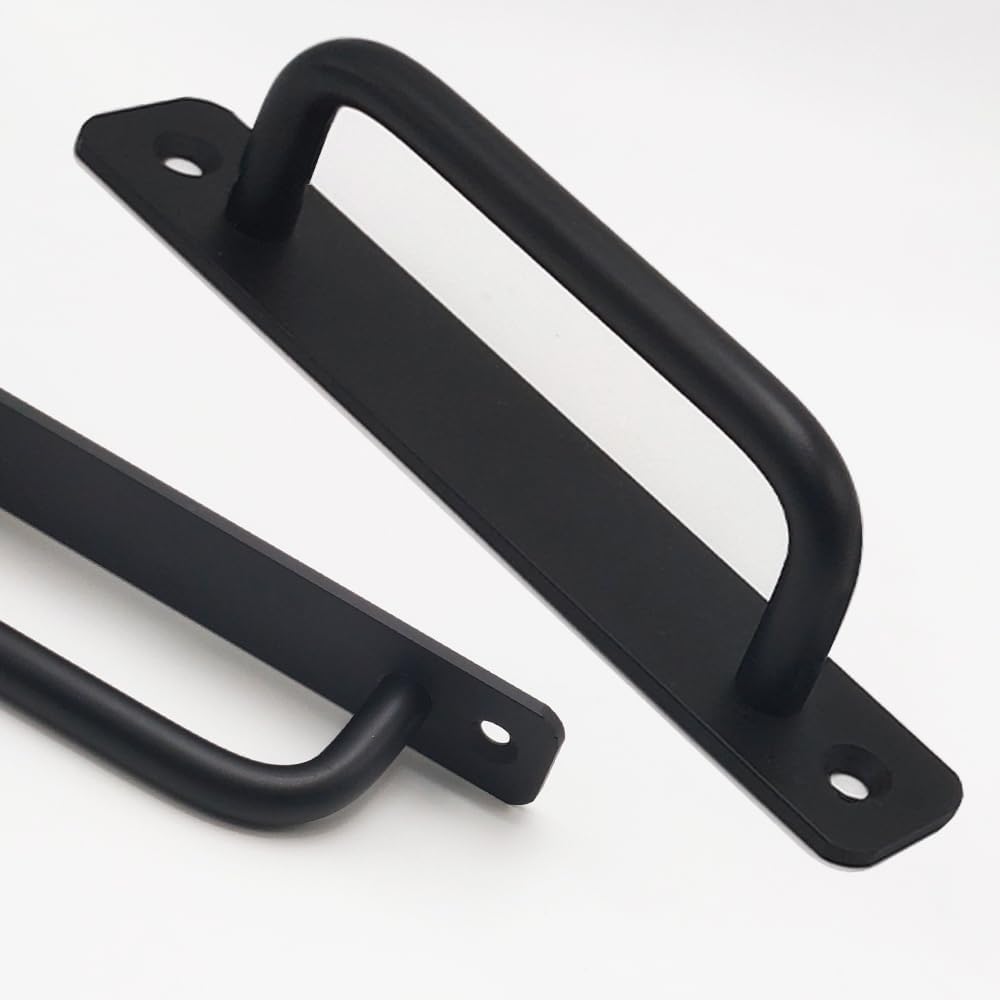 YLariqueza 10 Pack 5 Inch 128 mm Matte Black Round Cabinet Handles with ...